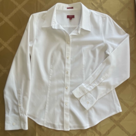 Talbots | Tops | Talbots Classic White Blouse | Poshmark